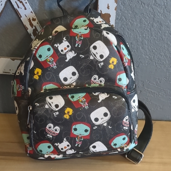 Funko | Bags | Funko Black Cartoon Skull Backpack | Poshmark